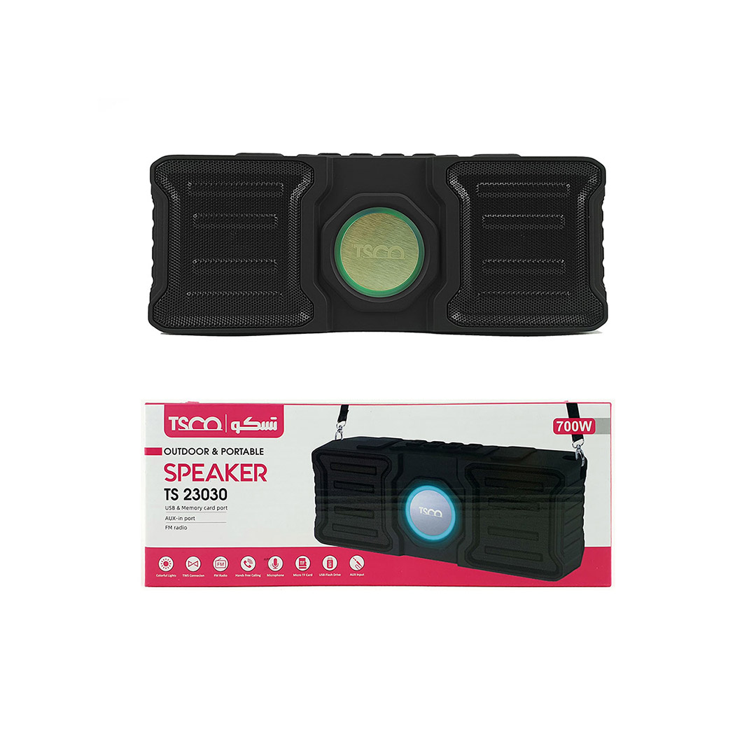 اسپیکر بلوتوثی قابل حمل تسکو TS 23030 - سیستم سنتر